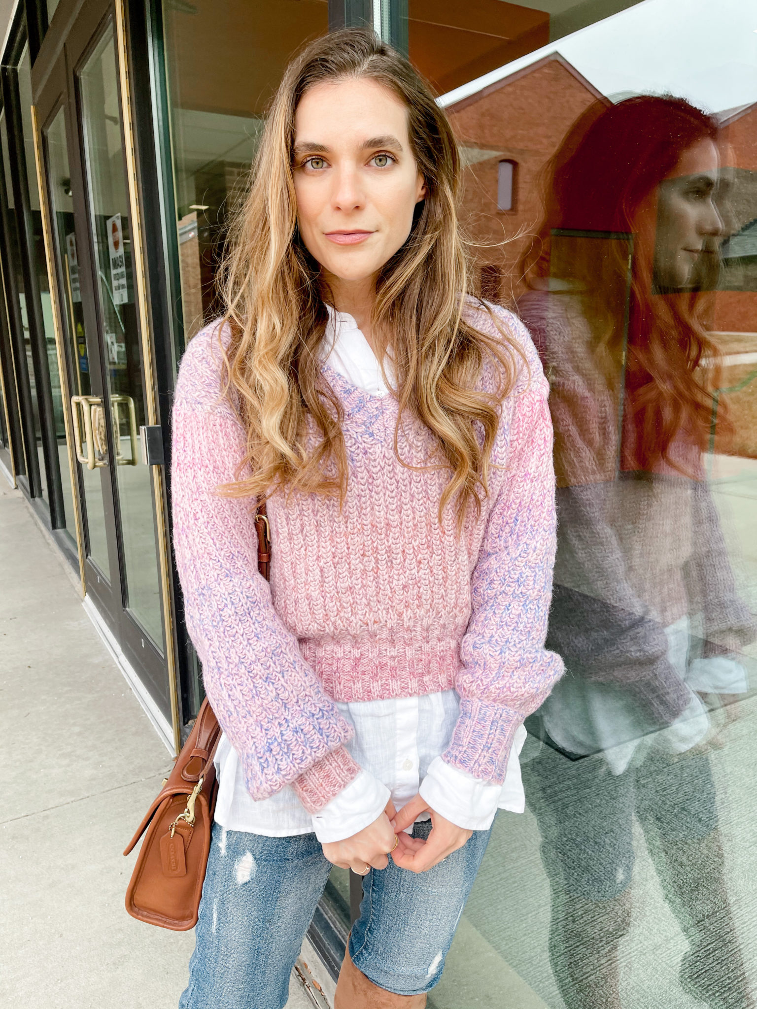 How To Layer A Sweater This Winter - The Dark Plum