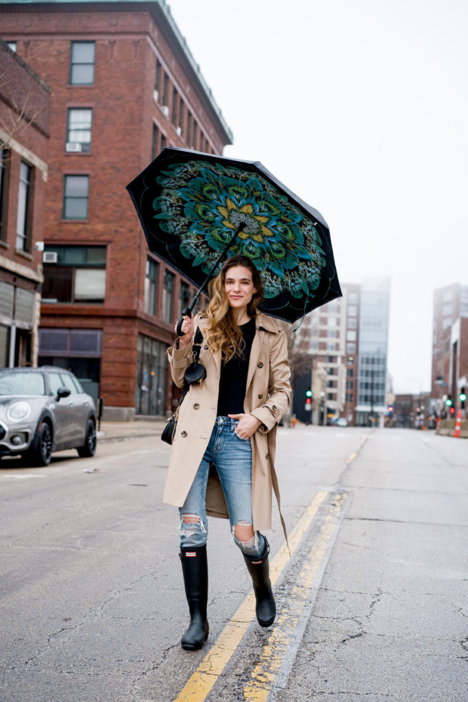 Cute Rainy Day Outfit Ideas To Try This Spring - Cassie Brady